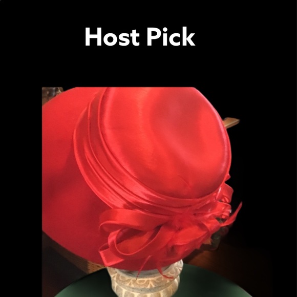 Accessories | New Red Hat With Red Ribbon | Poshmark